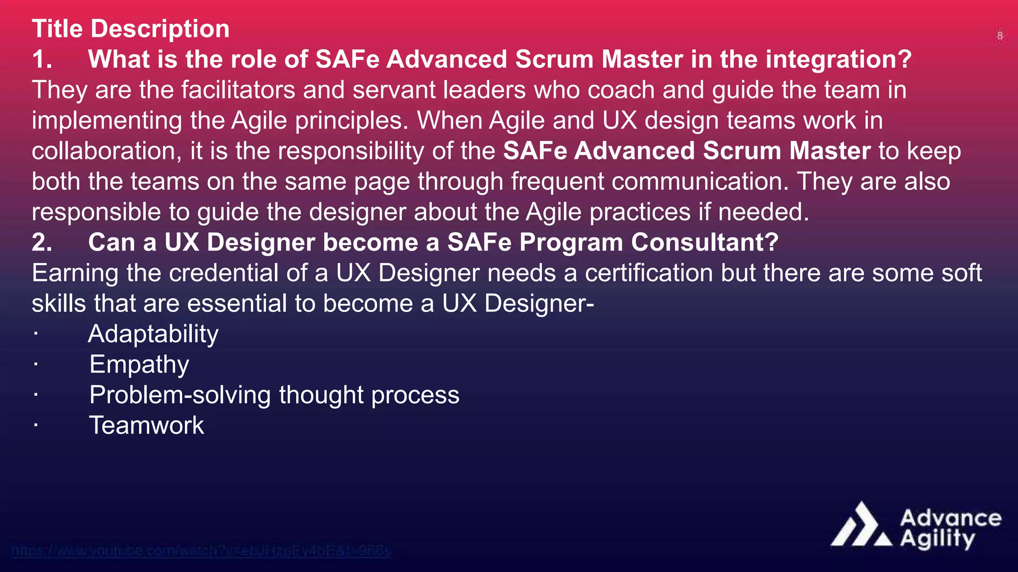 Integration Of UX Practices And Agile Methodology | PPTX
