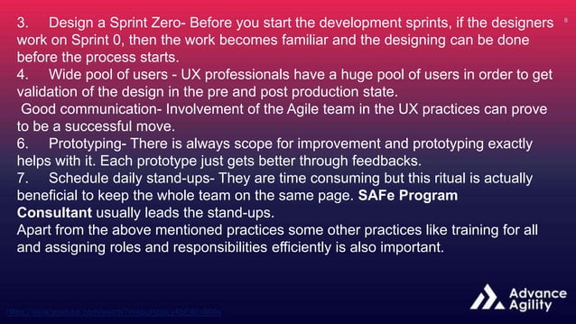 Integration Of UX Practices And Agile Methodology | PPTX