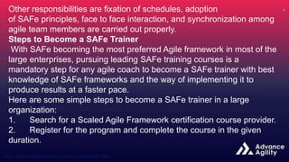 What are the Steps to Becoming a Scaled Agile Framework (SAFe) Trainer ...
