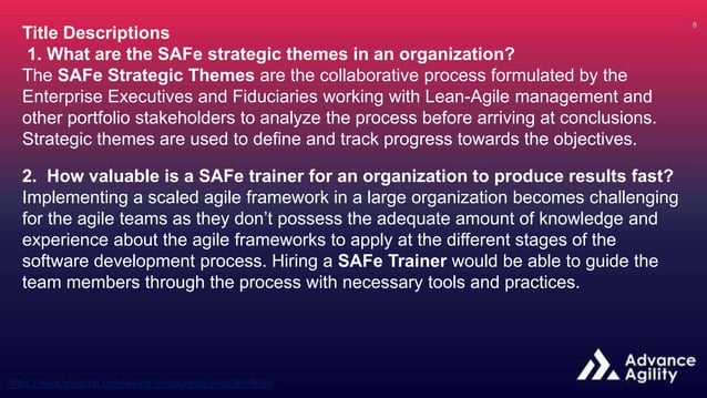What are the Steps to Becoming a Scaled Agile Framework (SAFe) Trainer ...
