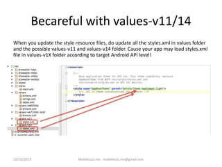 ActionBarCompat Tutorial-Part 1(Prepare and Setup) | PPT