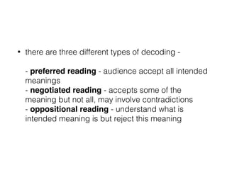 applying audience theories to my music campaign. | PPT