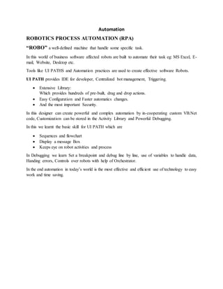 Blog automation | DOCX