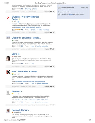 Blog blog programming job | PDF