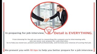 10 Tips for Your Successful Job Interview | PPT