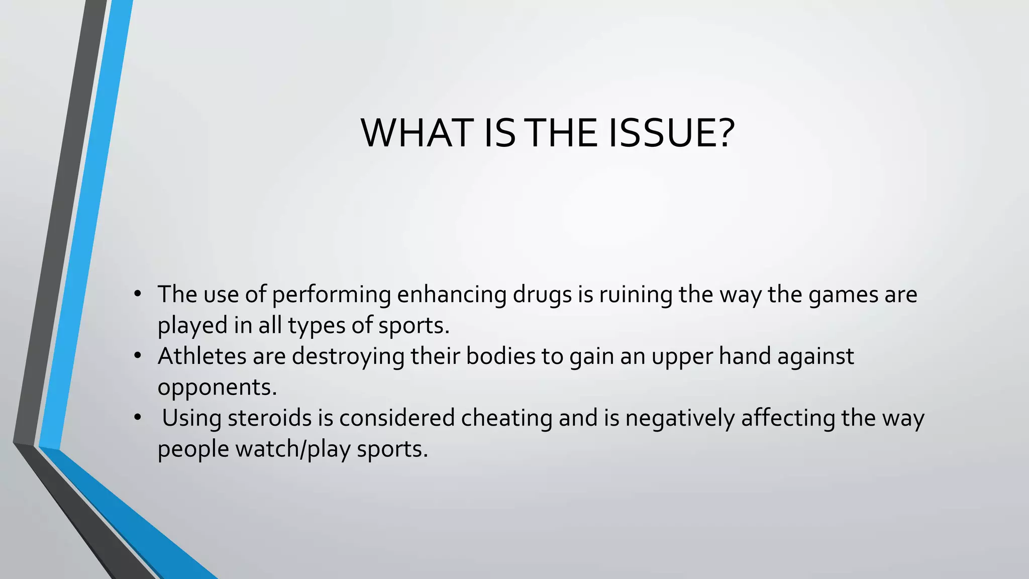 Steroid Use in Sports | PPTX