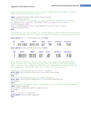 SAS Ron Cody Solutions for even Number problems from Chapter 7 to 15 | PDF