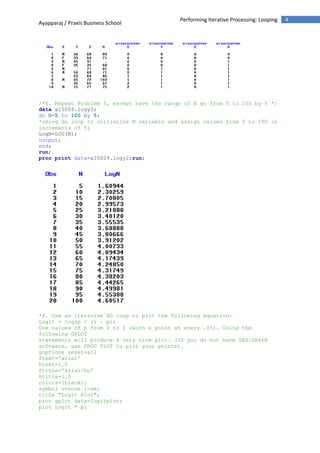 SAS Ron Cody Solutions for even Number problems from Chapter 7 to 15 | PDF