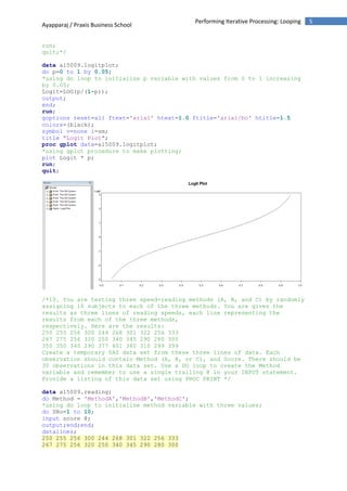 SAS Ron Cody Solutions for even Number problems from Chapter 7 to 15 | PDF