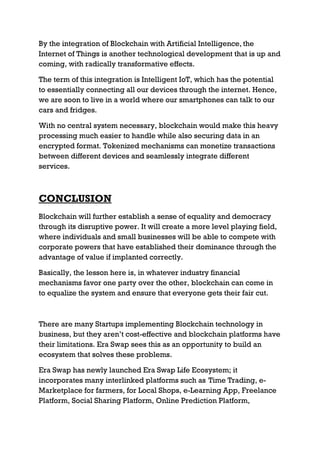 BLOCKCHAIN: FUTURE OF THE INTERNET | PDF