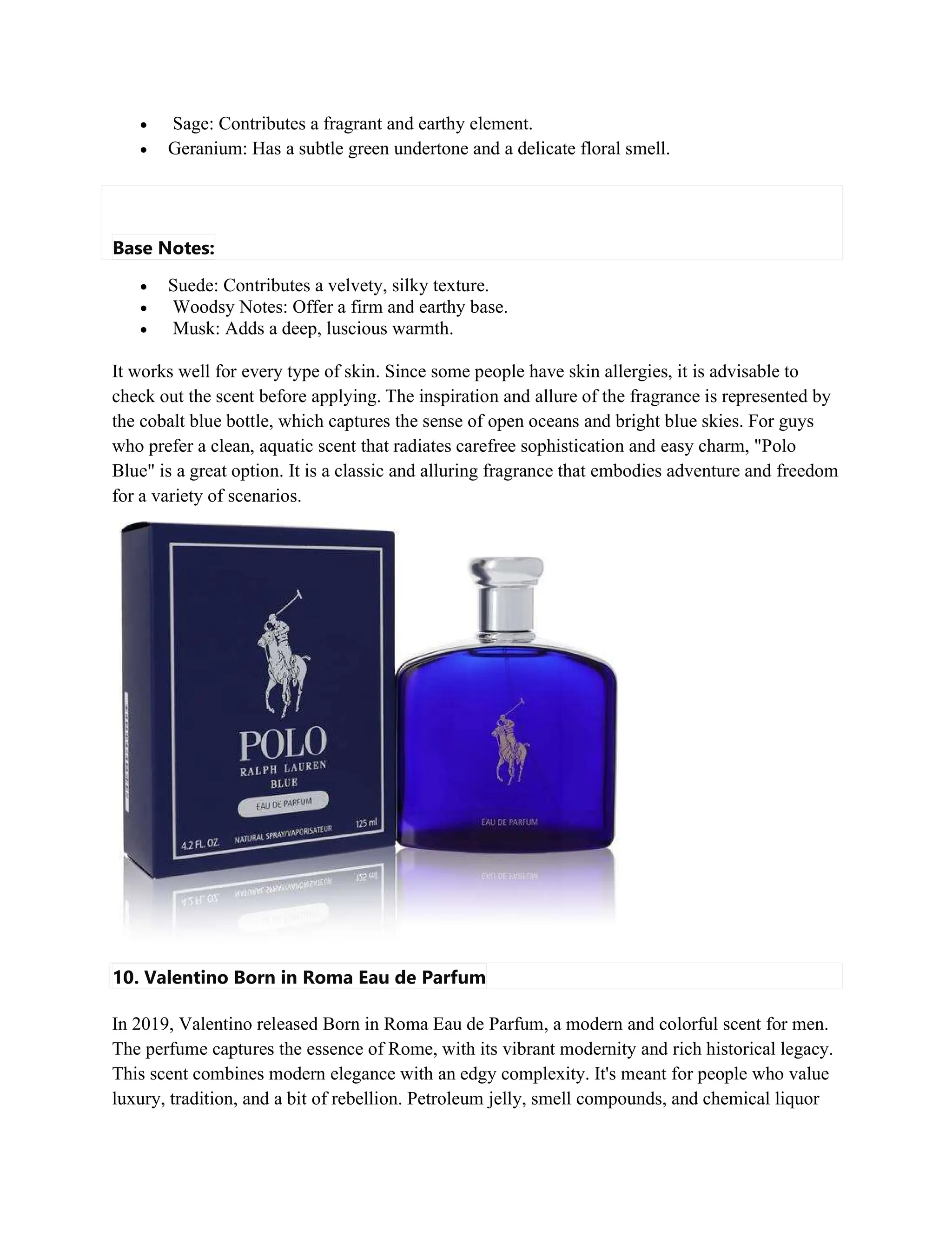 Top 10 Recommended Fragrances for Father's Day | PDF