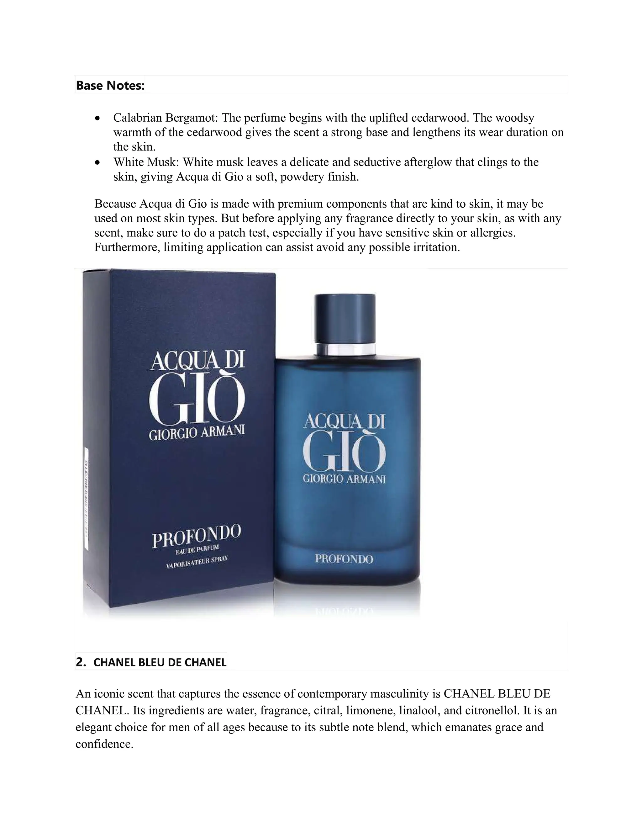 Top 10 Recommended Fragrances for Father's Day | PDF