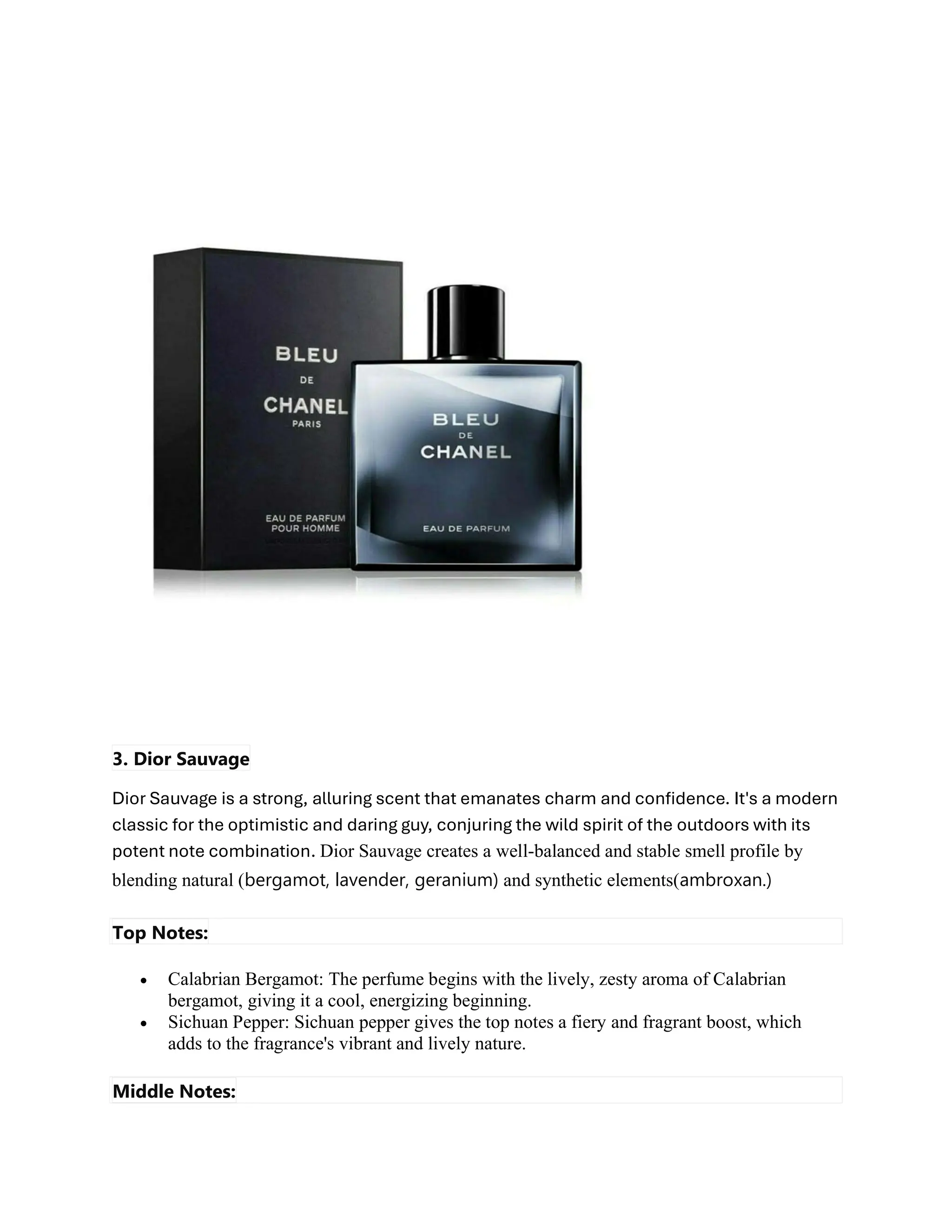 Top 10 Recommended Fragrances for Father's Day | PDF