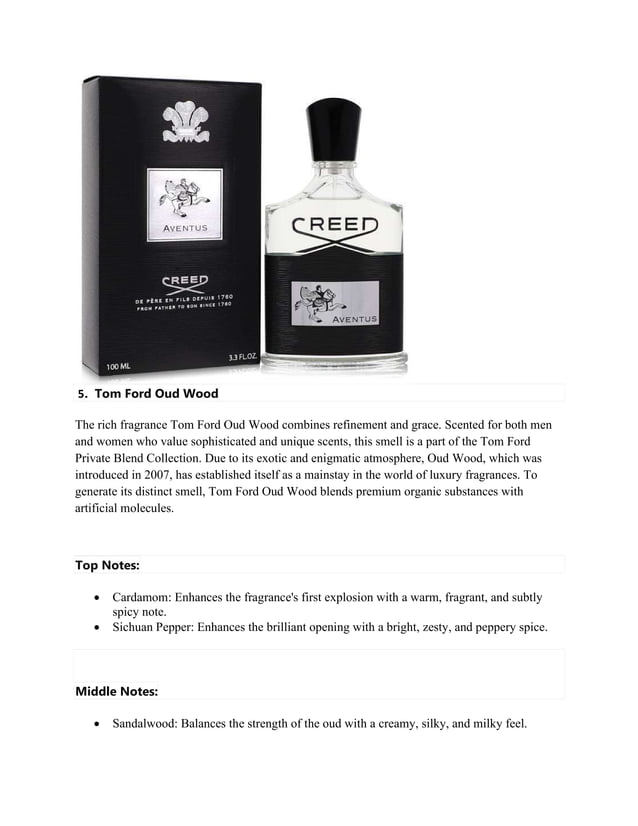 Top 10 Recommended Fragrances for Father's Day | PDF