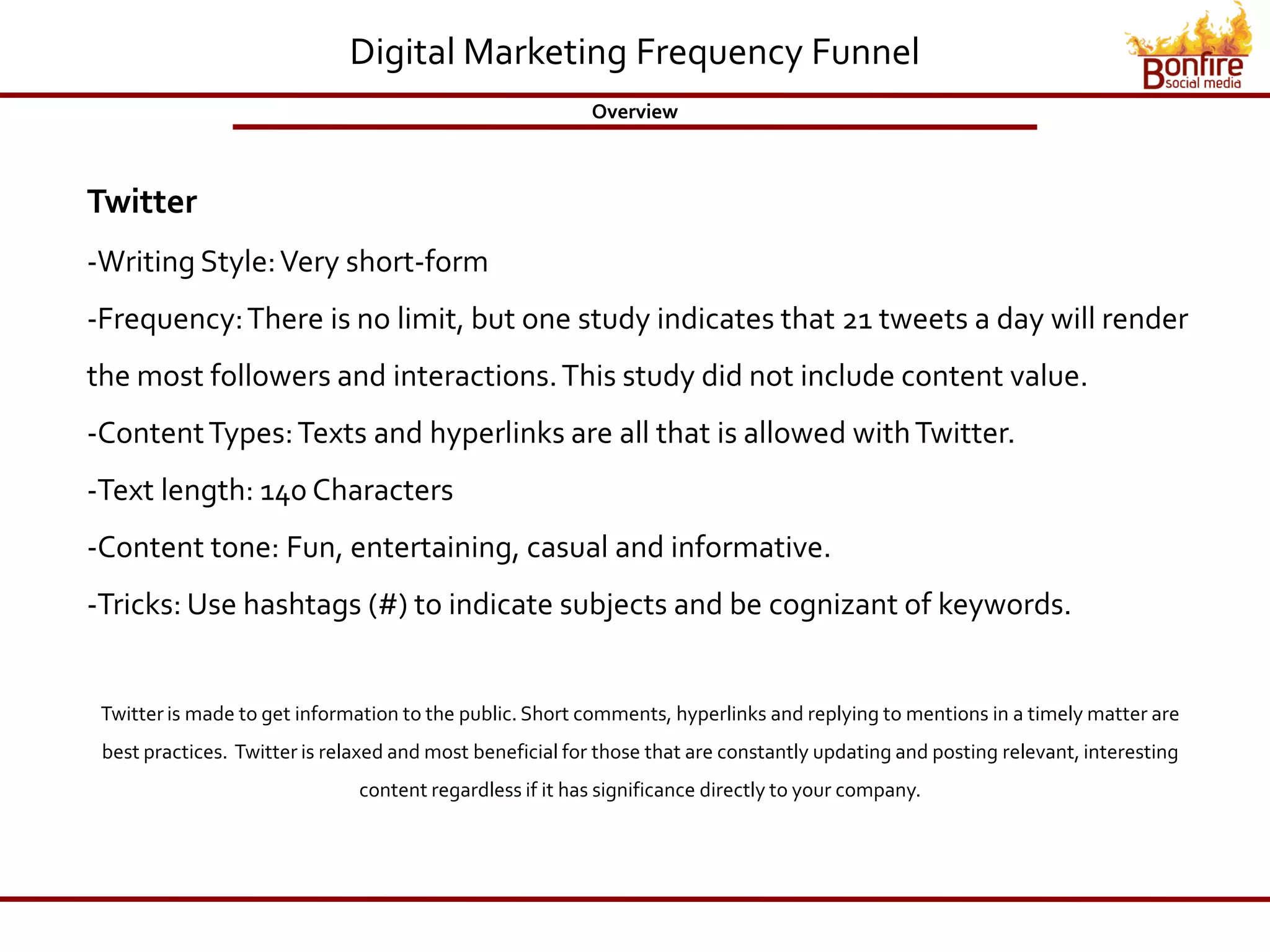 Social Media Frequency Funnel | PPT | Free Download