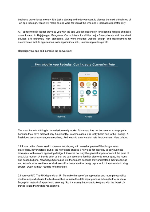 Why redesign is necessary for your app to increase its profitability | PDF
