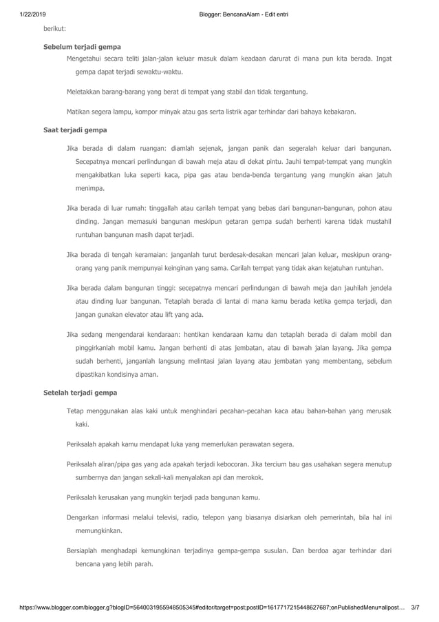 Pencegahan Terhadap bencana | PDF