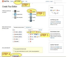 Addthis & Bookmark Button For Blogger Post | PPT
