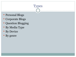 Bloggers | PPT | Technology & Computing