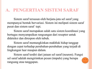 sistem saraf | PPT