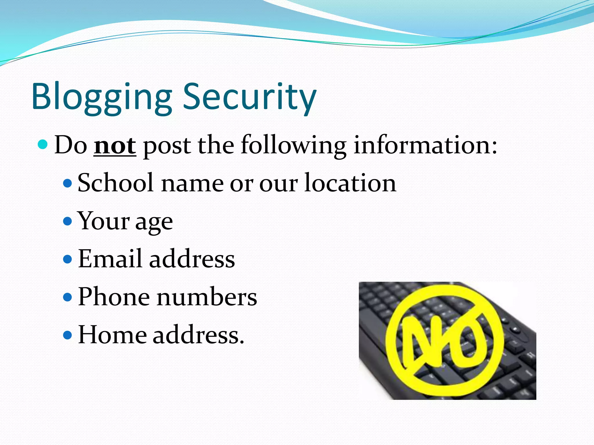 Blogging: Rules and Responsibilities | PPTX