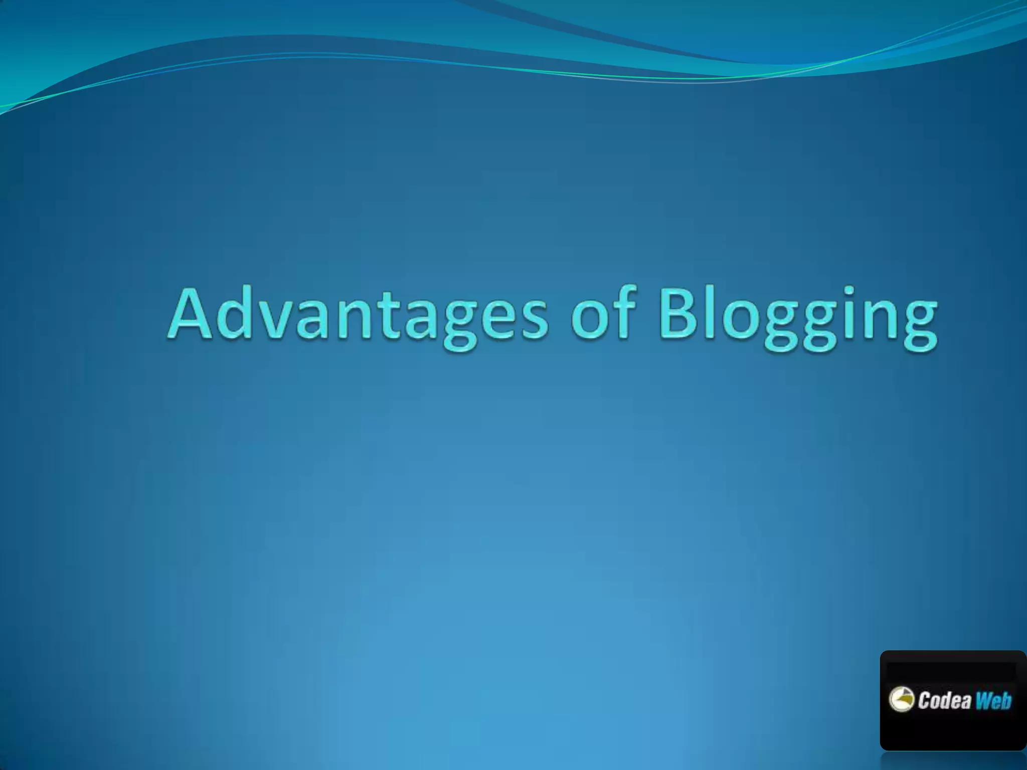 Blogging | PPT