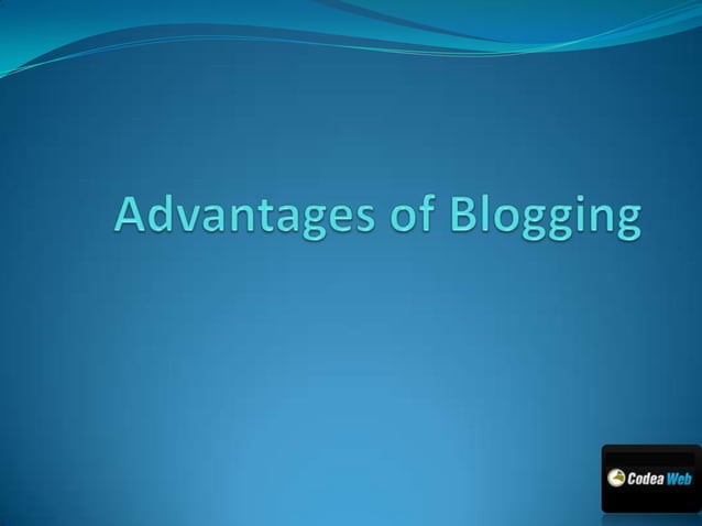 Blogging | PPT