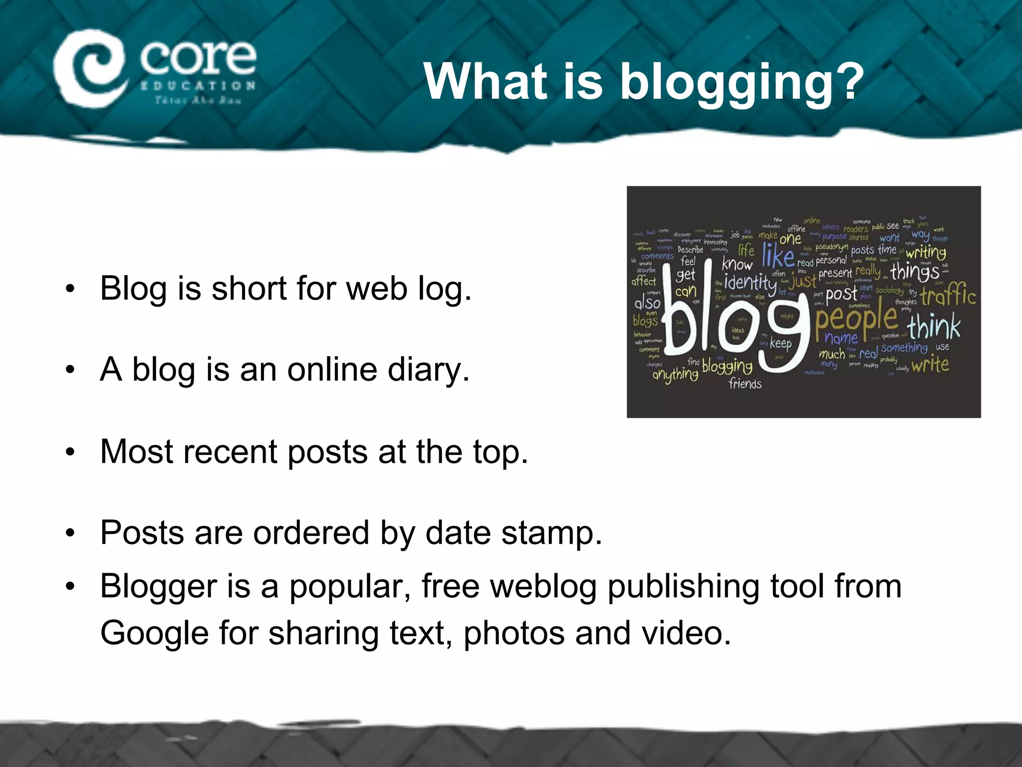 Blogging 101 for students | PDF | Education