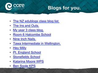 Blogging 101 for students | PPT
