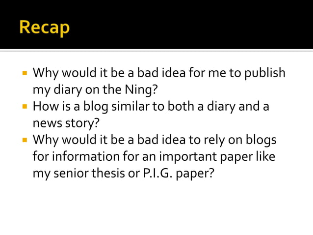 What's a Blog? | PPT