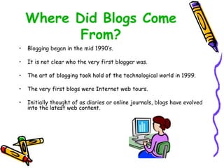 Blogging For Kids And Adults Final Pp | PPT | Internet | Computing