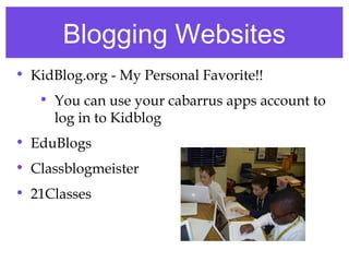 Blogging In the Elementary Classroom | PPT | Educational Assessment ...