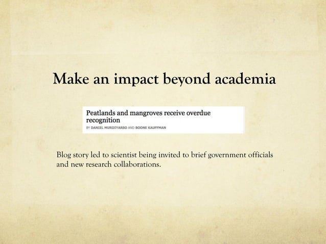 How to write a science blogpost people want to read | PDF