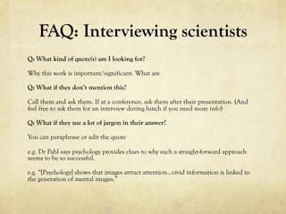 How to write a science blogpost people want to read | PPT