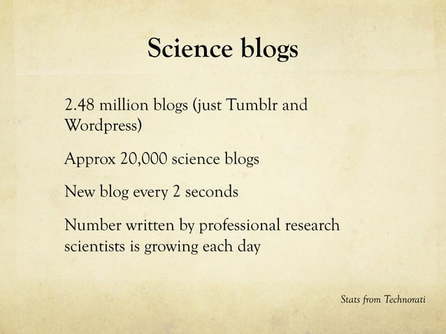 How to write a science blogpost people want to read
