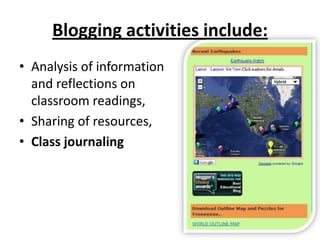 Blogging Techniques For The Classroom | PPT