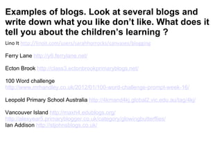 Blogging to support_literacy | PPT