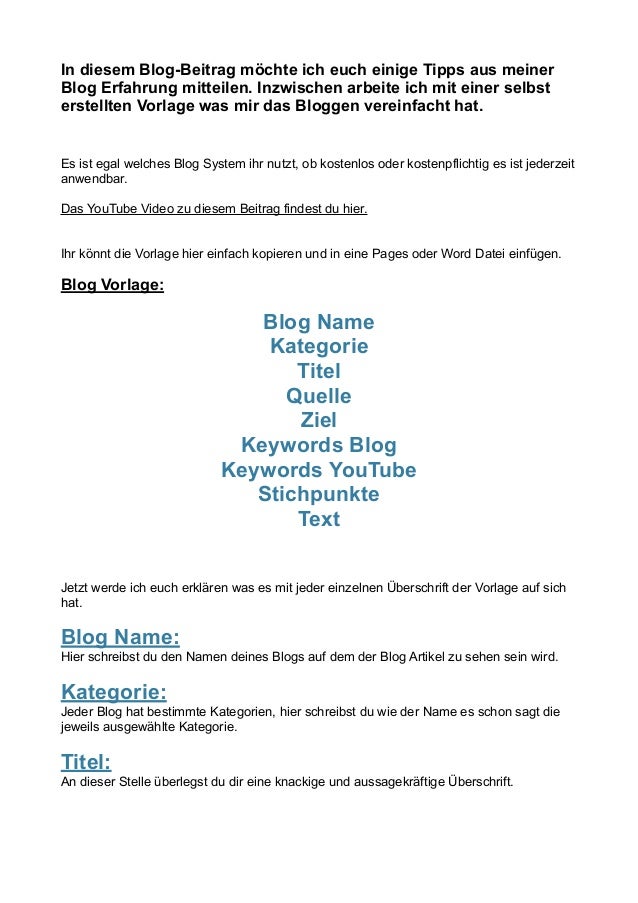 Vorlage: Kategorievorlage