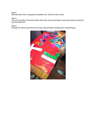 Making a hand poster | PDF