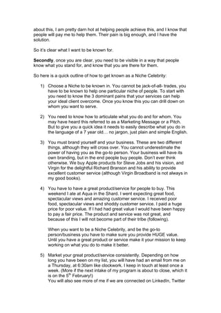 A Short Guide On How To Get A Following | PDF