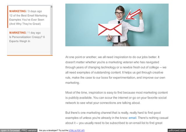 12 of the Best Email Marketing Examples You've Ever Seen (And Why They ...