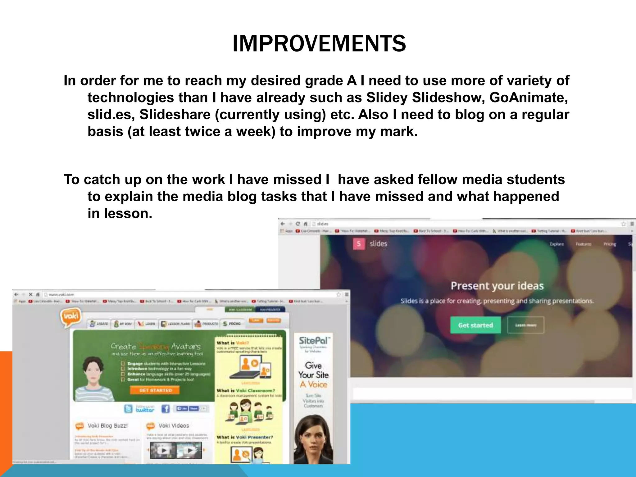 Blog information 2 (coursework) | PPTX