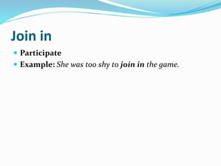 Blog ingles phrasal verbs | PPTX