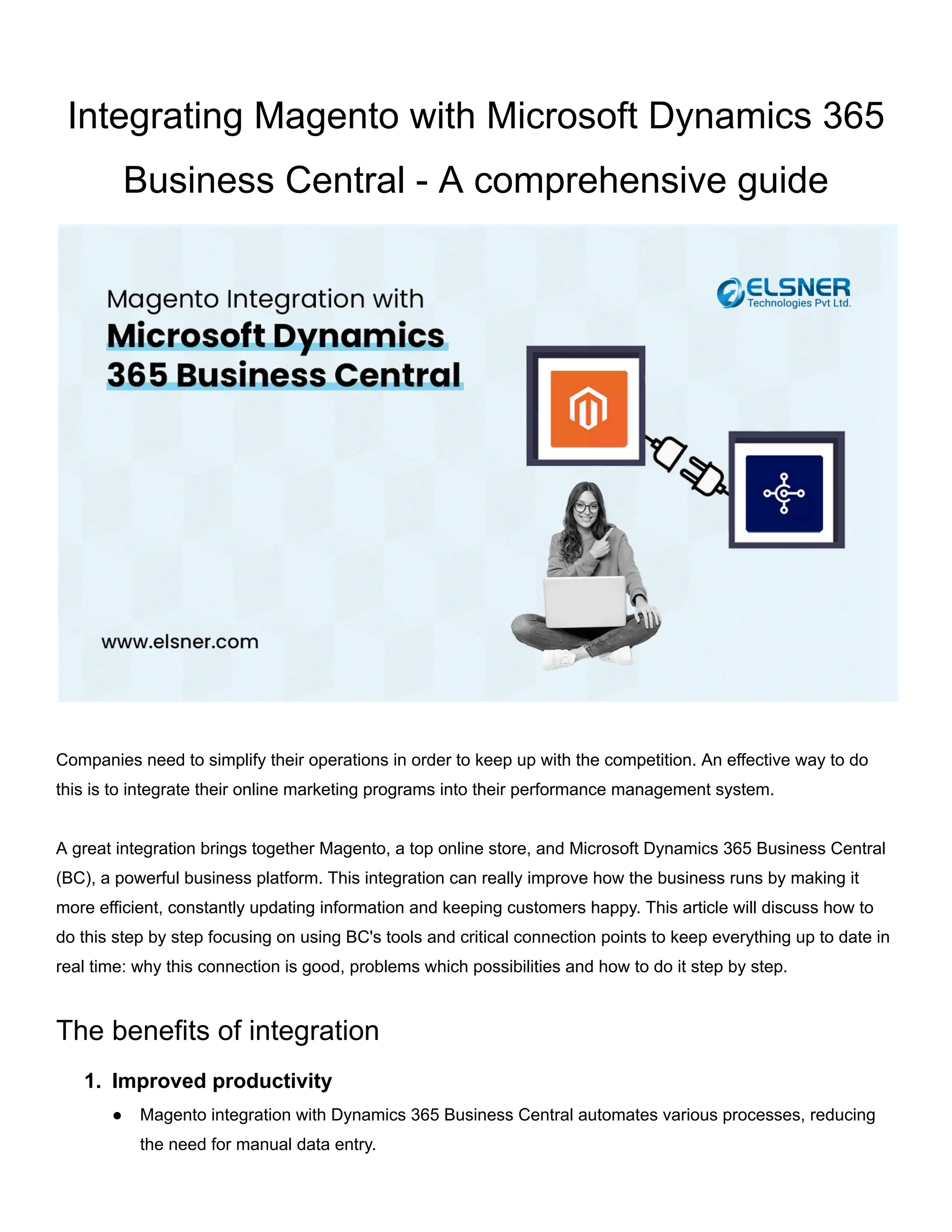 Magento and Microsoft Dynamics 365 Integration Guide - 2024 | PDF