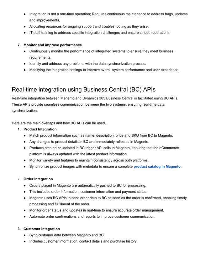 Magento and Microsoft Dynamics 365 Integration Guide - 2024 | PDF