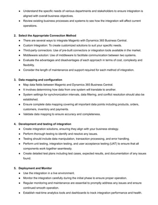 Magento and Microsoft Dynamics 365 Integration Guide - 2024 | PDF