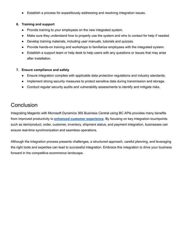 Magento and Microsoft Dynamics 365 Integration Guide - 2024 | PDF