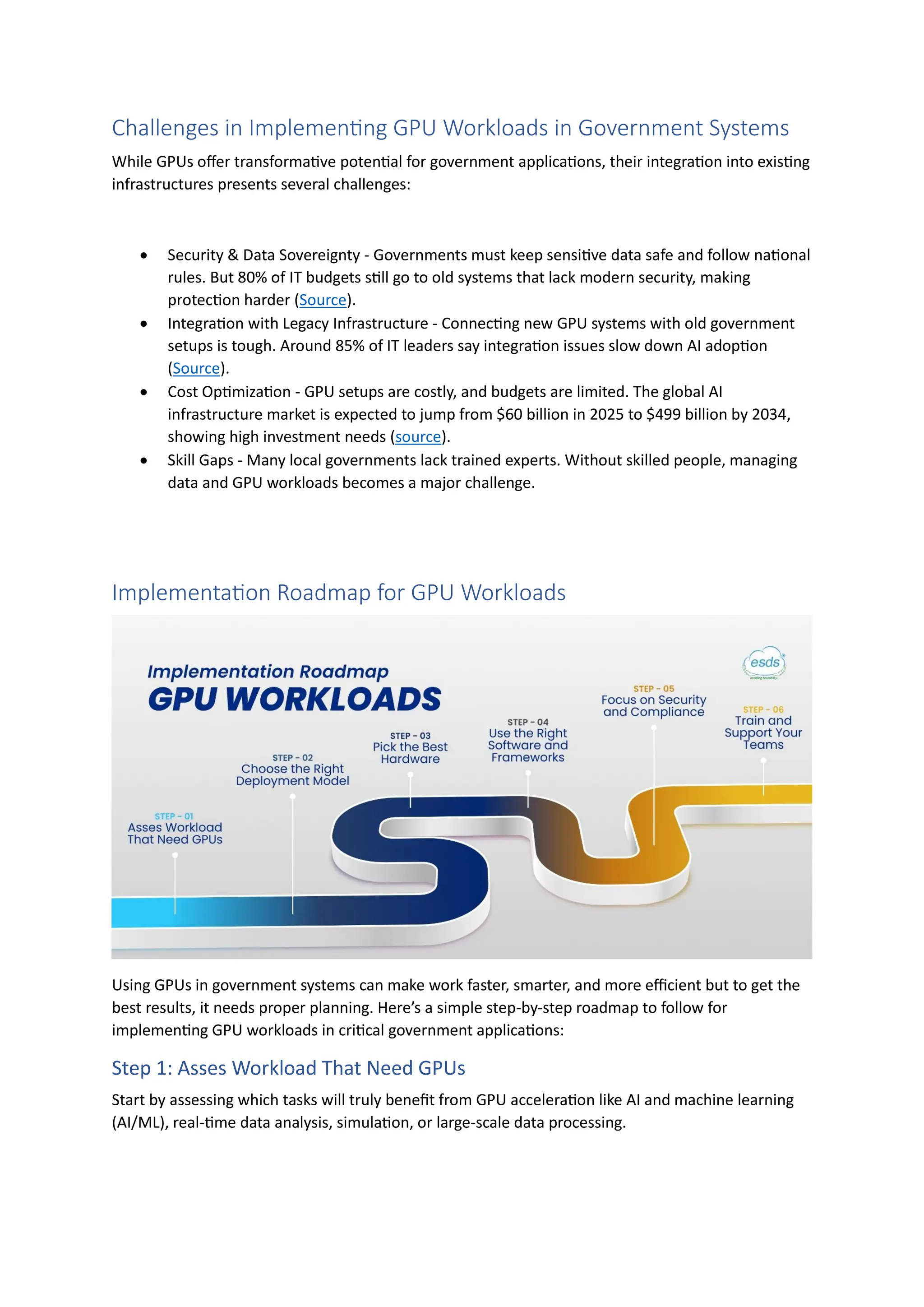 Implementing GPU Workloads in Critical Government Applications | PDF