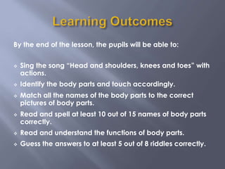 LESSON PLAN FOR SCIENCE | PPTX