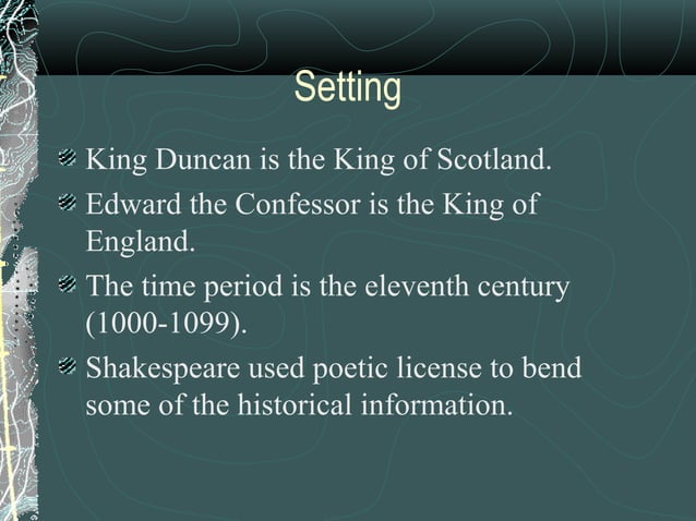 Blog macbeth background (revised) | PPT